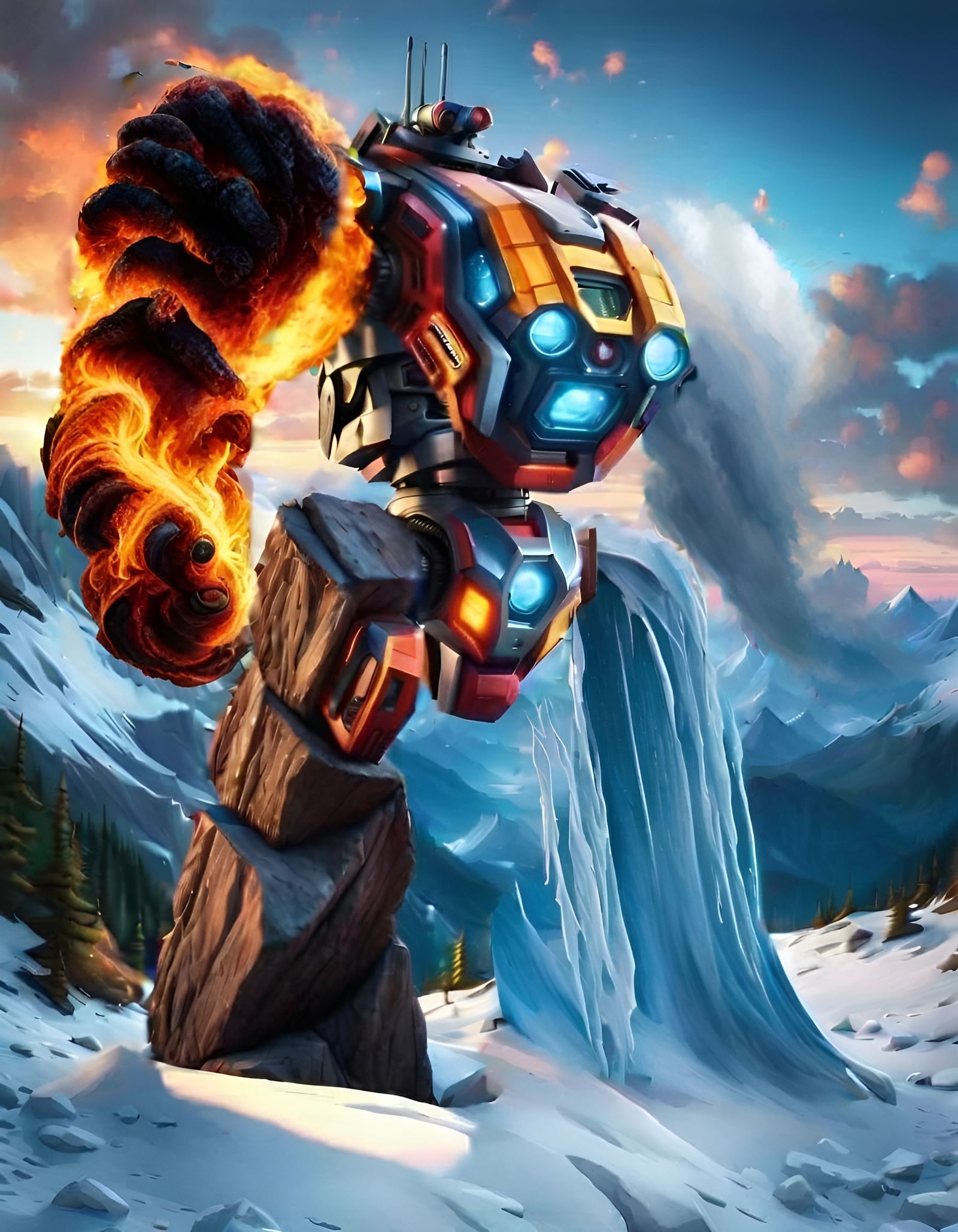 The Elemental Protector - AI Generated Artwork - NightCafe Creator