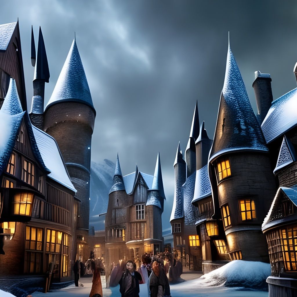 Hogsmeade - AI Generated Artwork - NightCafe Creator