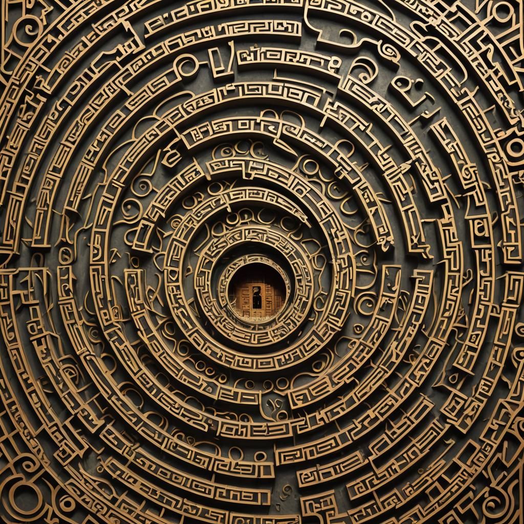 Where am I? Lost in an ouroboros maze - AI Generated Artwork ...