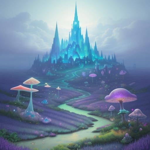 Iridescent magic dances across the landscape.