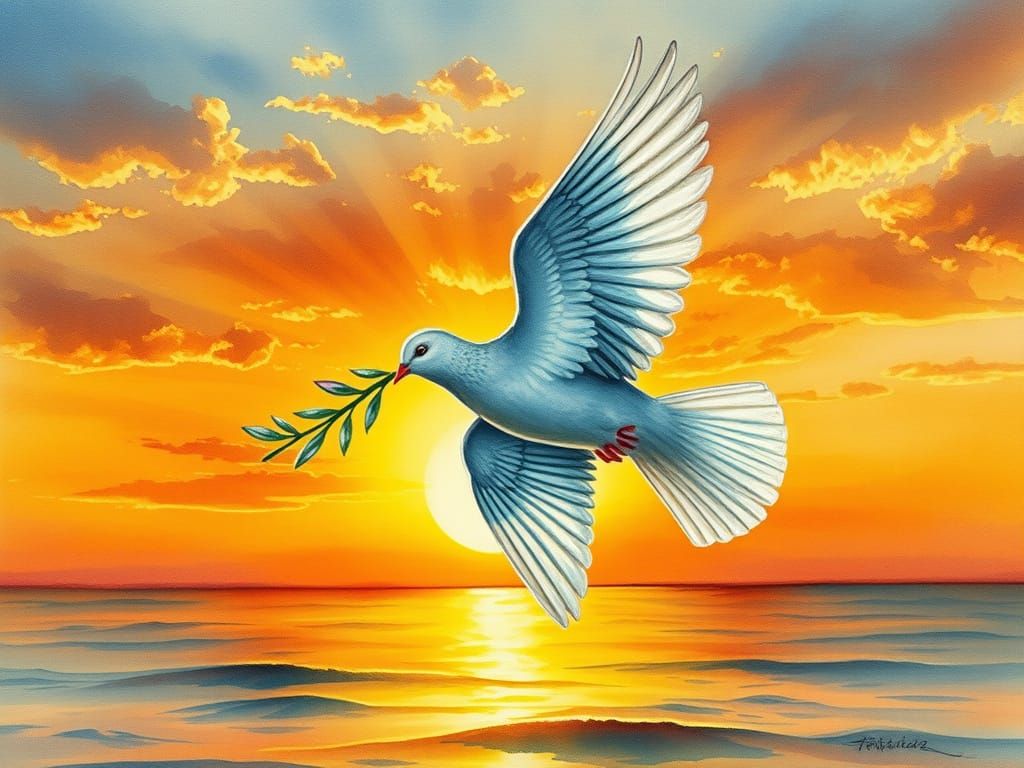 A very well defined masterpiece neo impressionist inspired artistic ...