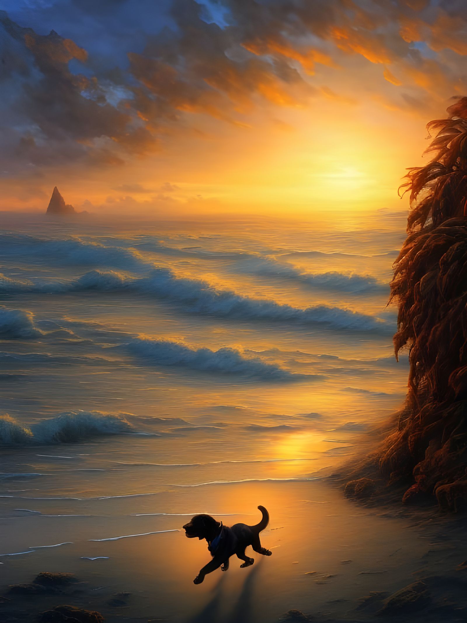 Afternoon Run - AI Generated Artwork - NightCafe Creator