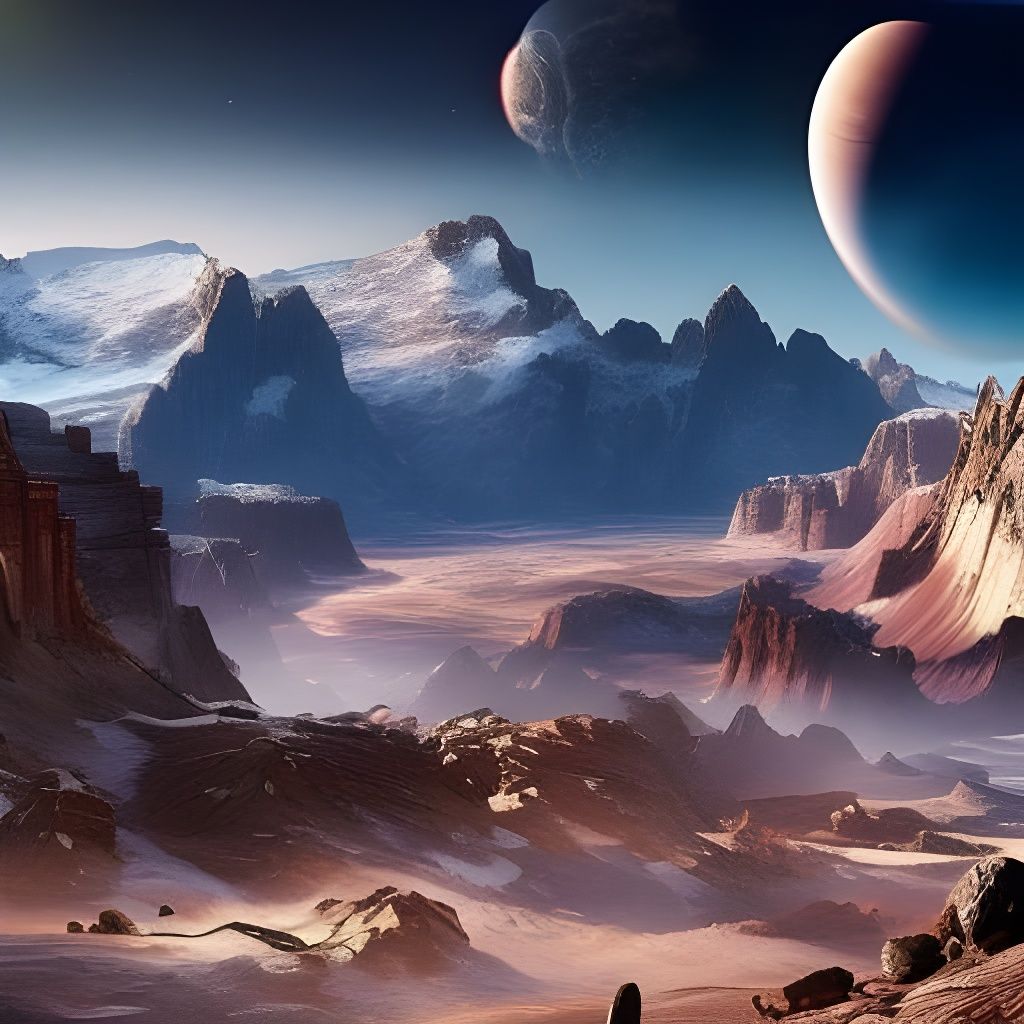 rocky landscape - AI Generated Artwork - NightCafe Creator