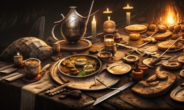 Magnificent viking feast - AI Generated Artwork - NightCafe Creator