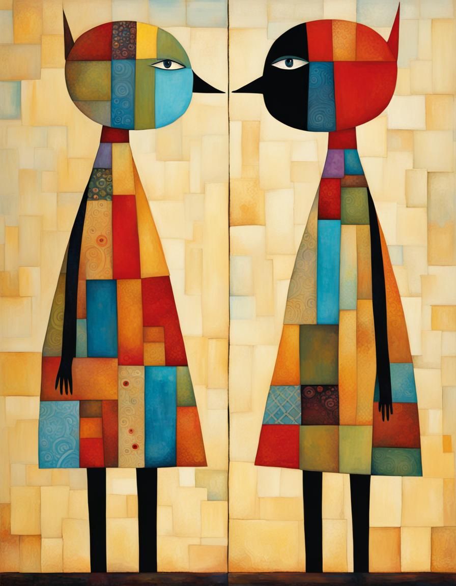 Patchwork People - AI Generated Artwork - NightCafe Creator