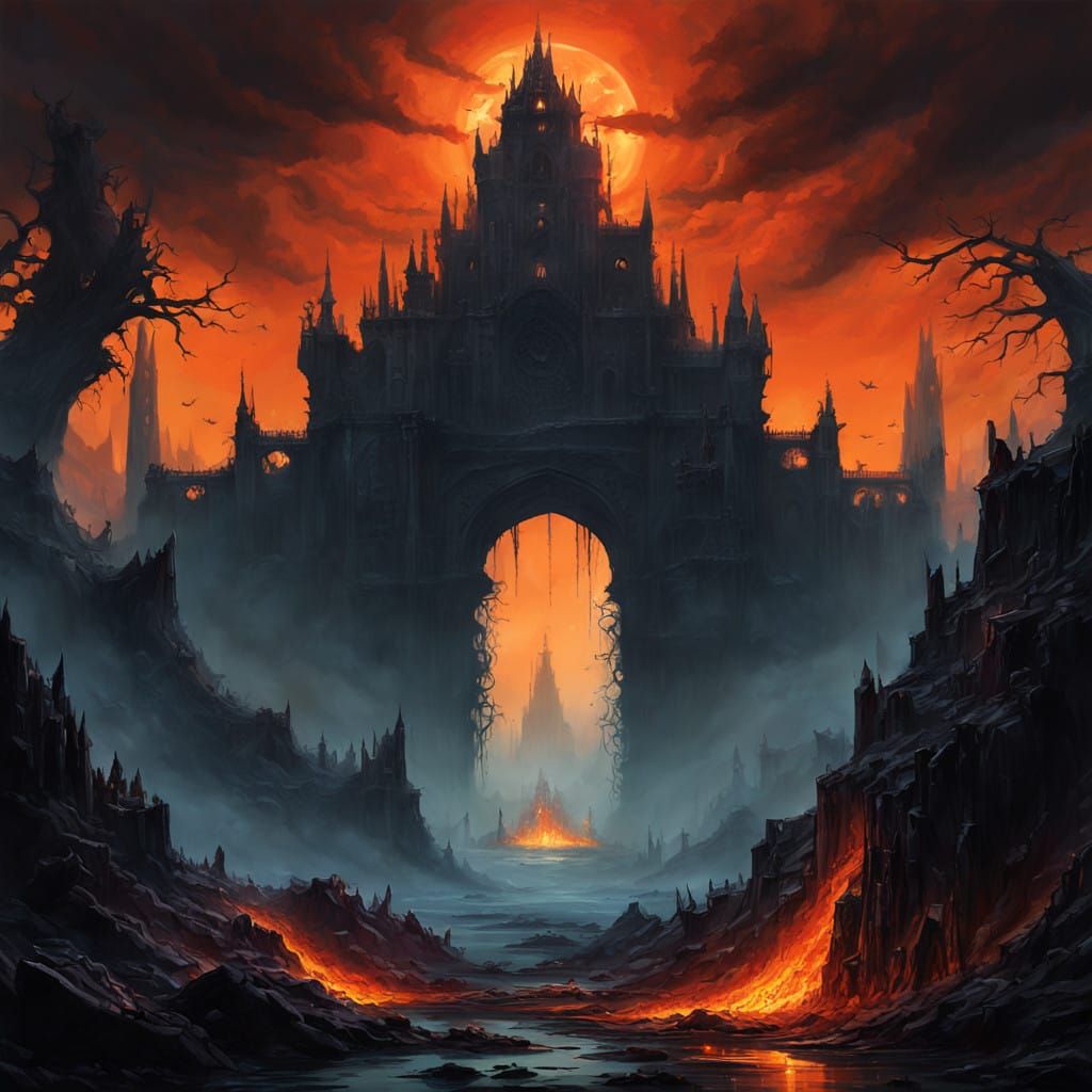 The last gate - Ancient Hell Gate at the Abyssal Precipice