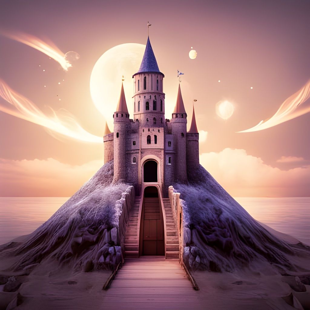 Seaside Castle - AI Generated Artwork - NightCafe Creator