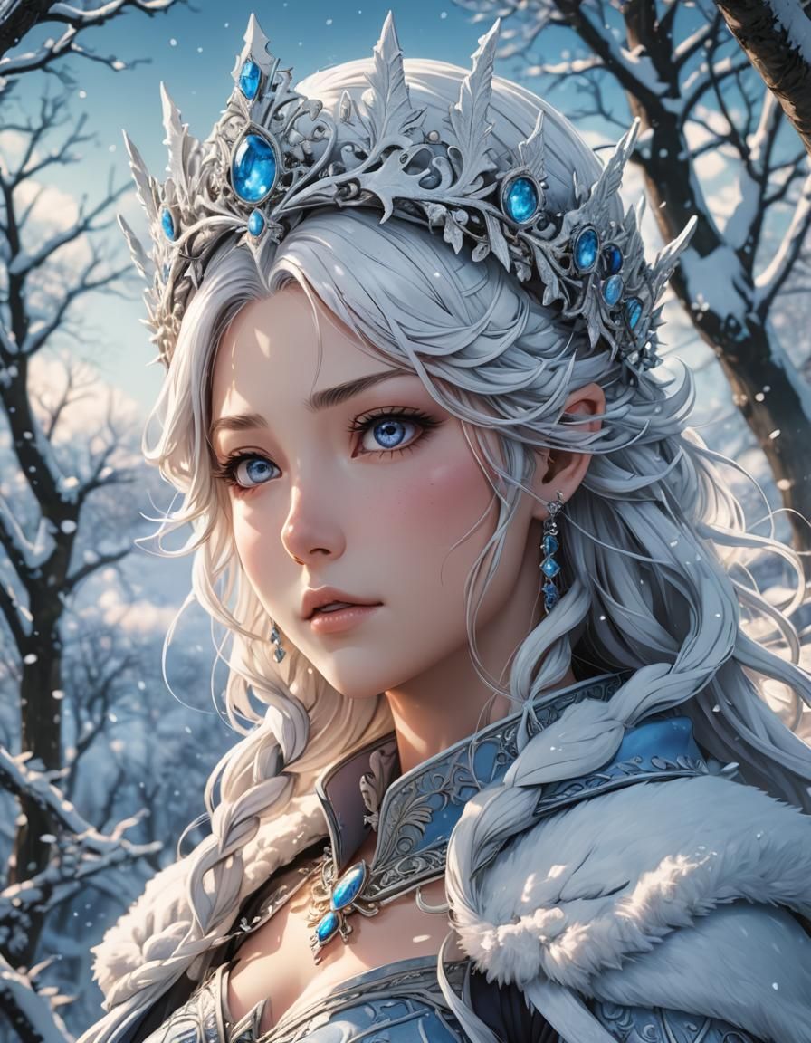 Snow queen - AI Generated Artwork - NightCafe Creator