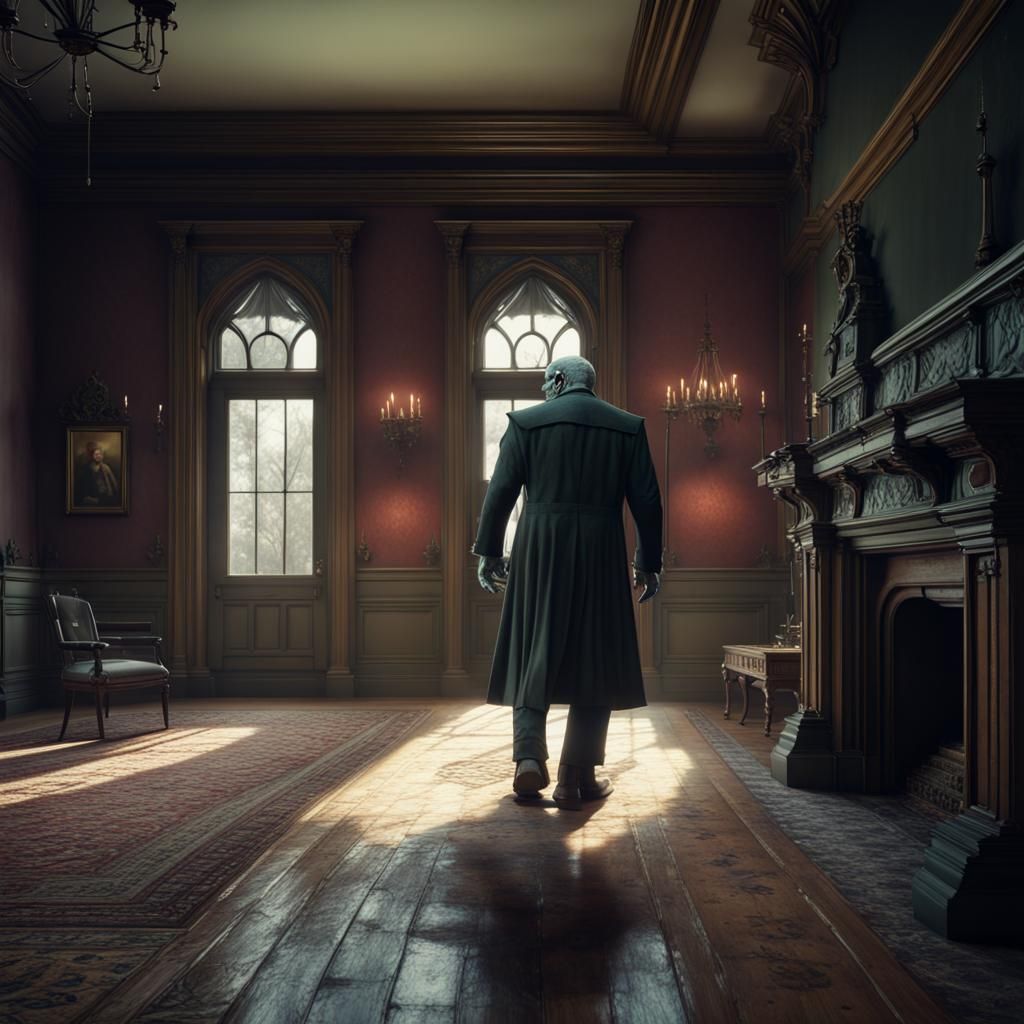 A Monster Walks - AI Generated Artwork - NightCafe Creator