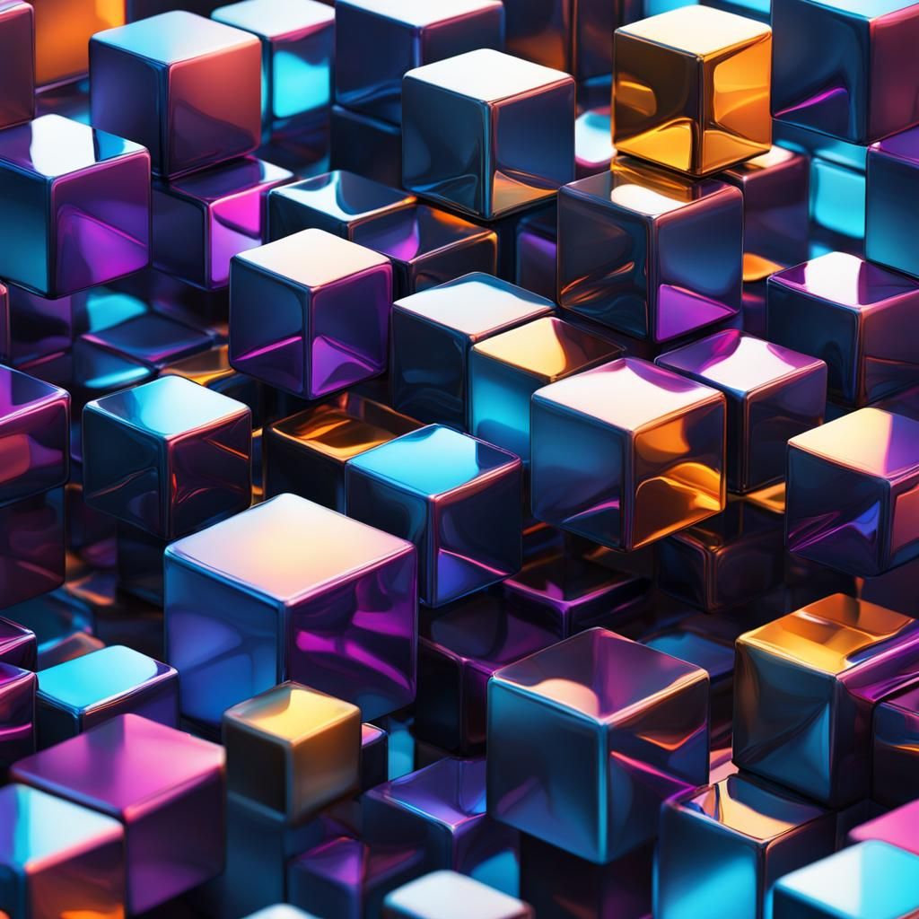 Cubes - AI Generated Artwork - NightCafe Creator