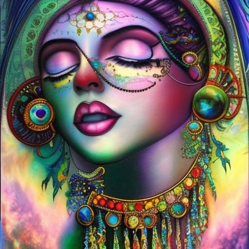 Exotic woman - AI Generated Artwork - NightCafe Creator