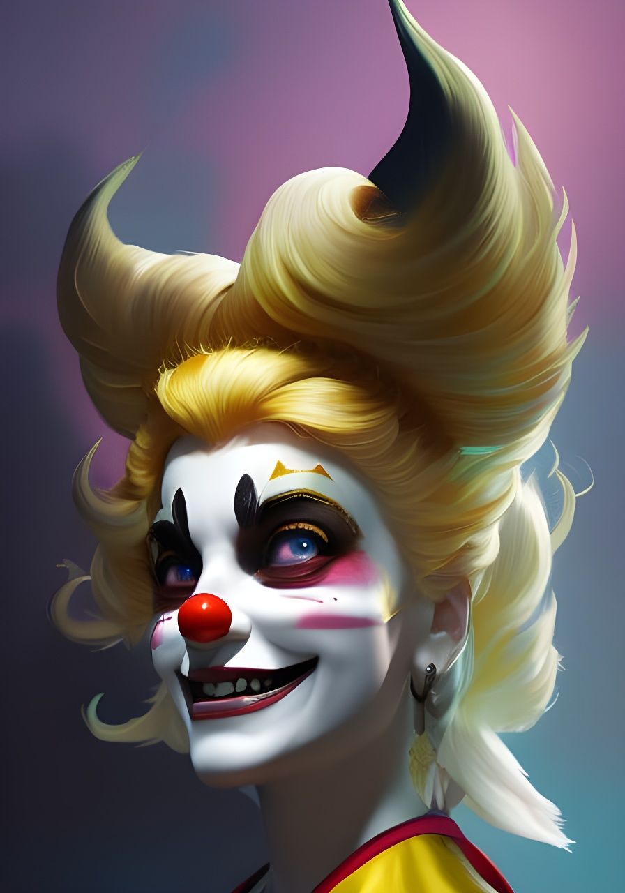 Devil clown - AI Generated Artwork - NightCafe Creator