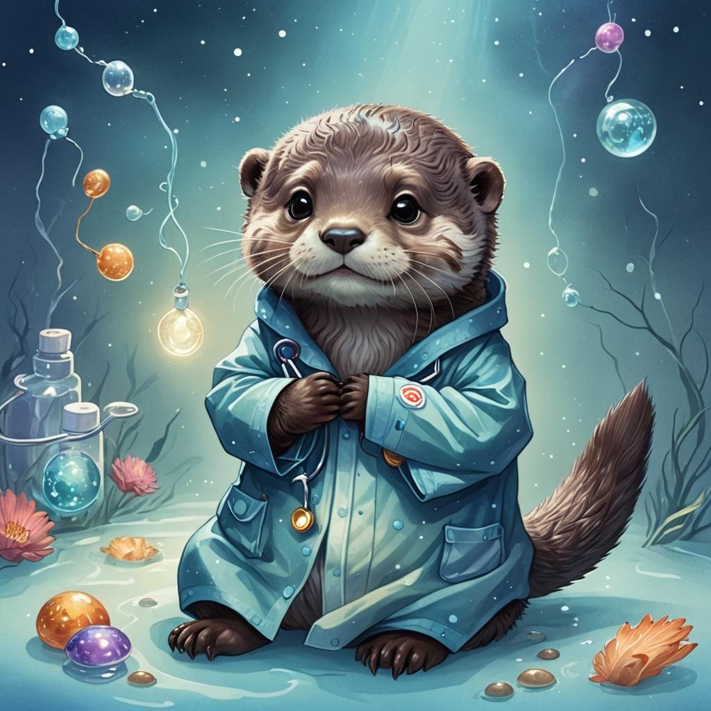 Doctor Otter - AI Generated Artwork - NightCafe Creator