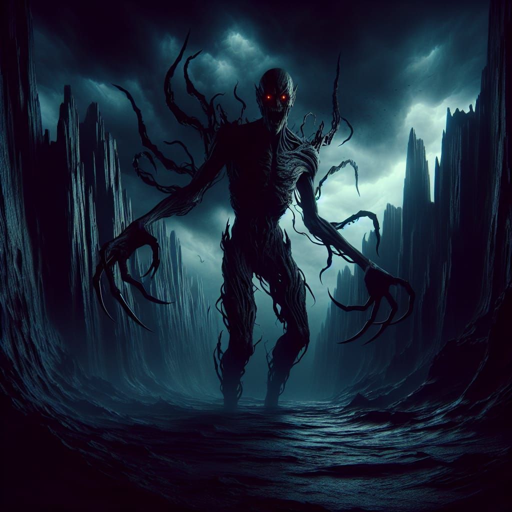 Shadow demon - AI Generated Artwork - NightCafe Creator