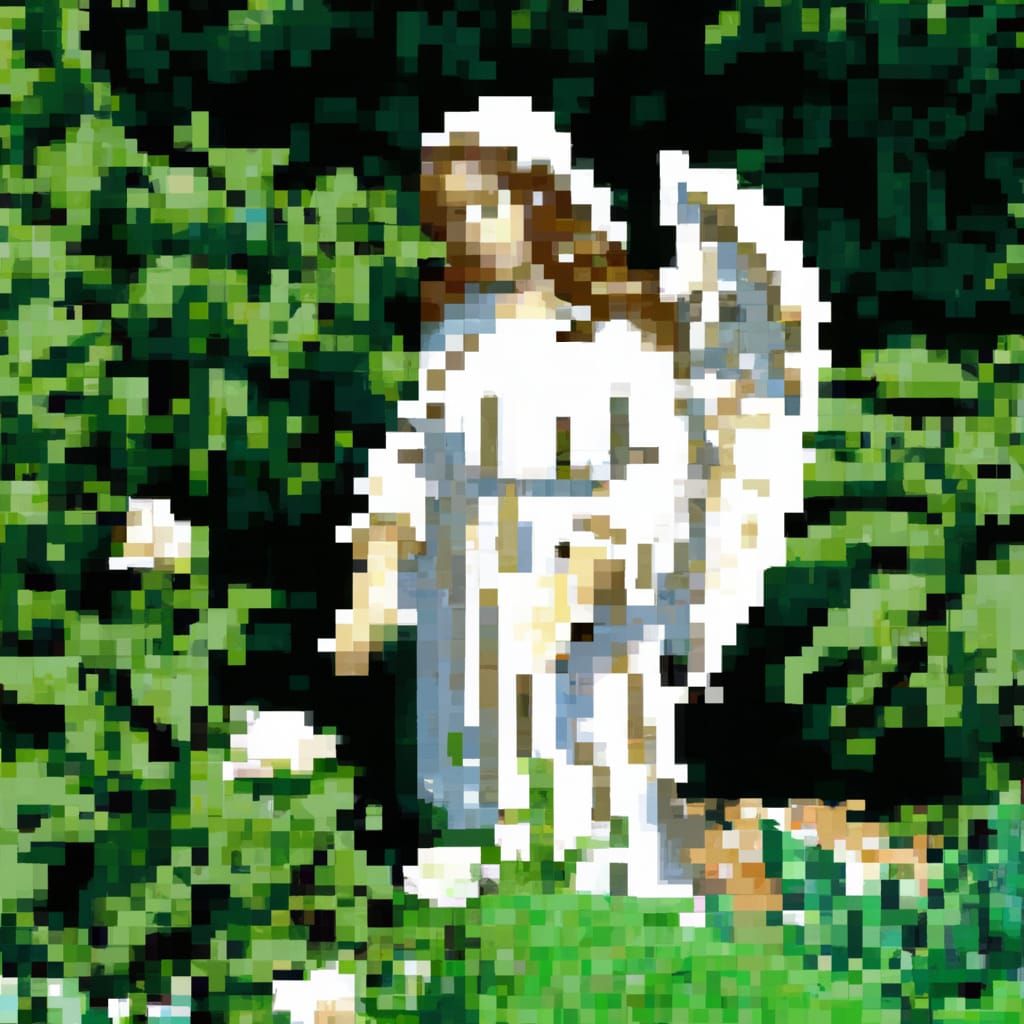Humble angel - AI Generated Artwork - NightCafe Creator