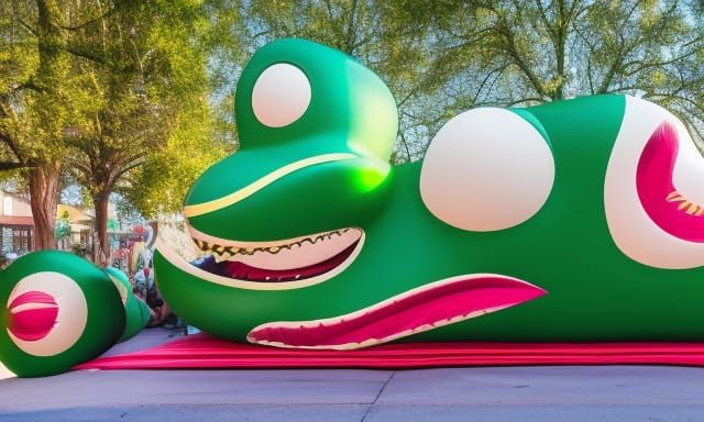 Basil Wolverton Designs a New Parade Float - AI Generated Artwork - NightCafe Creator