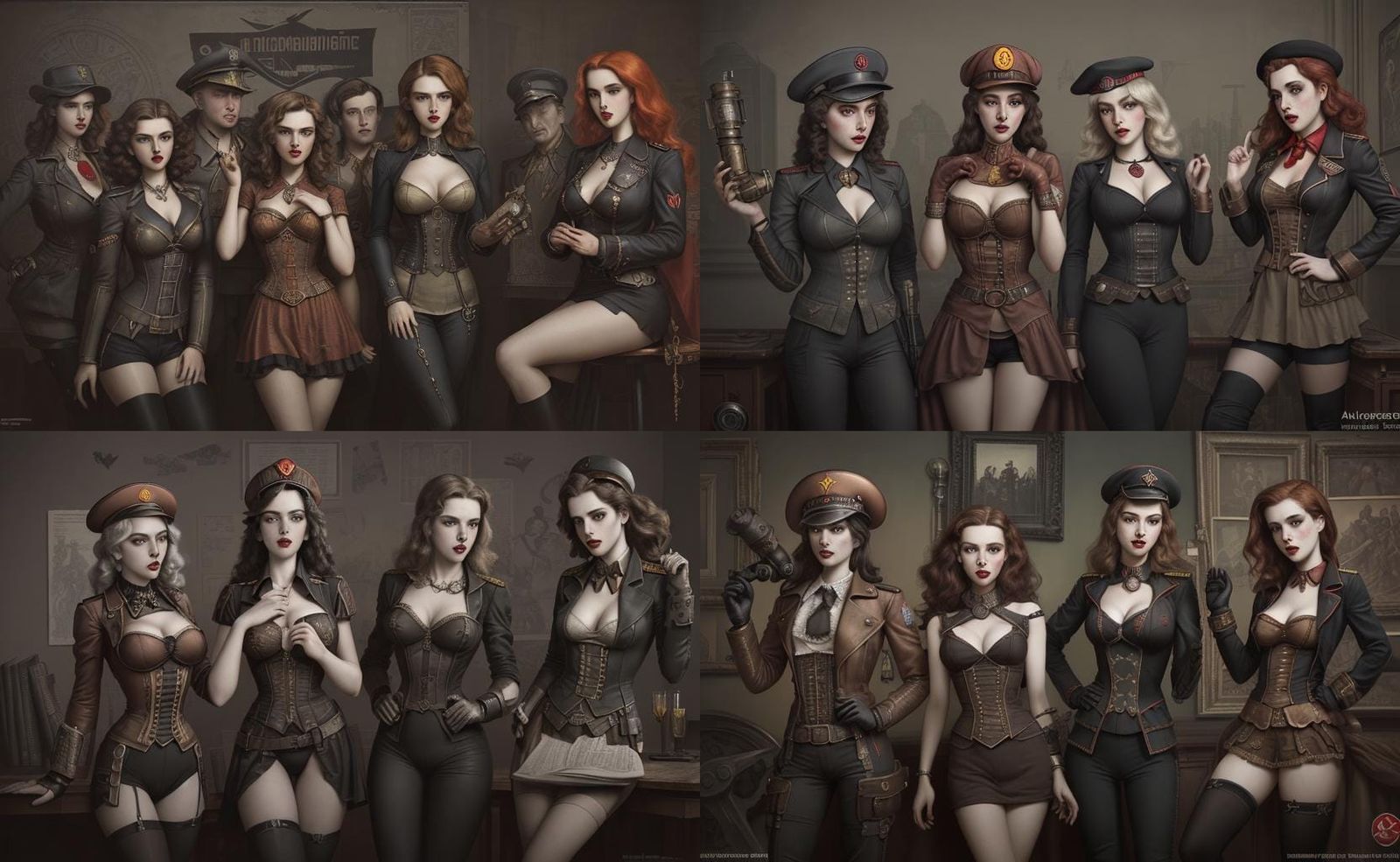 Alexander Trachtenberg Communist propaganda, 1944. expressionism dark academia steampunk - AI ...