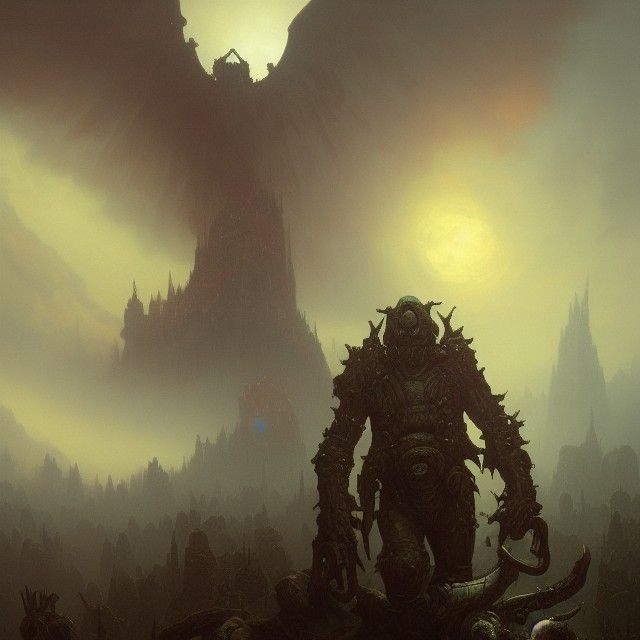 Neverending doom - AI Generated Artwork - NightCafe Creator