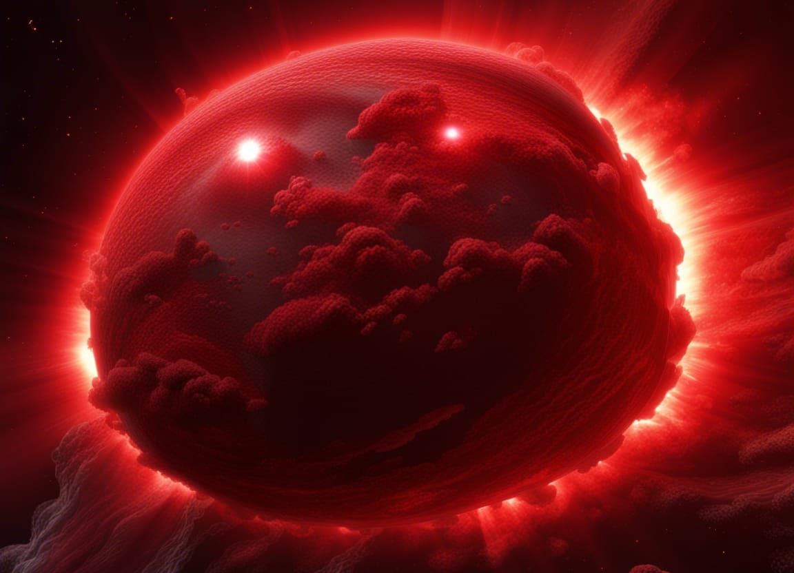 The death of a planet - AI Generated Artwork - NightCafe Creator