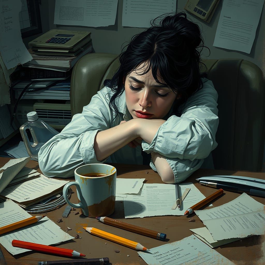 When work pressure leads to sleeping in the office