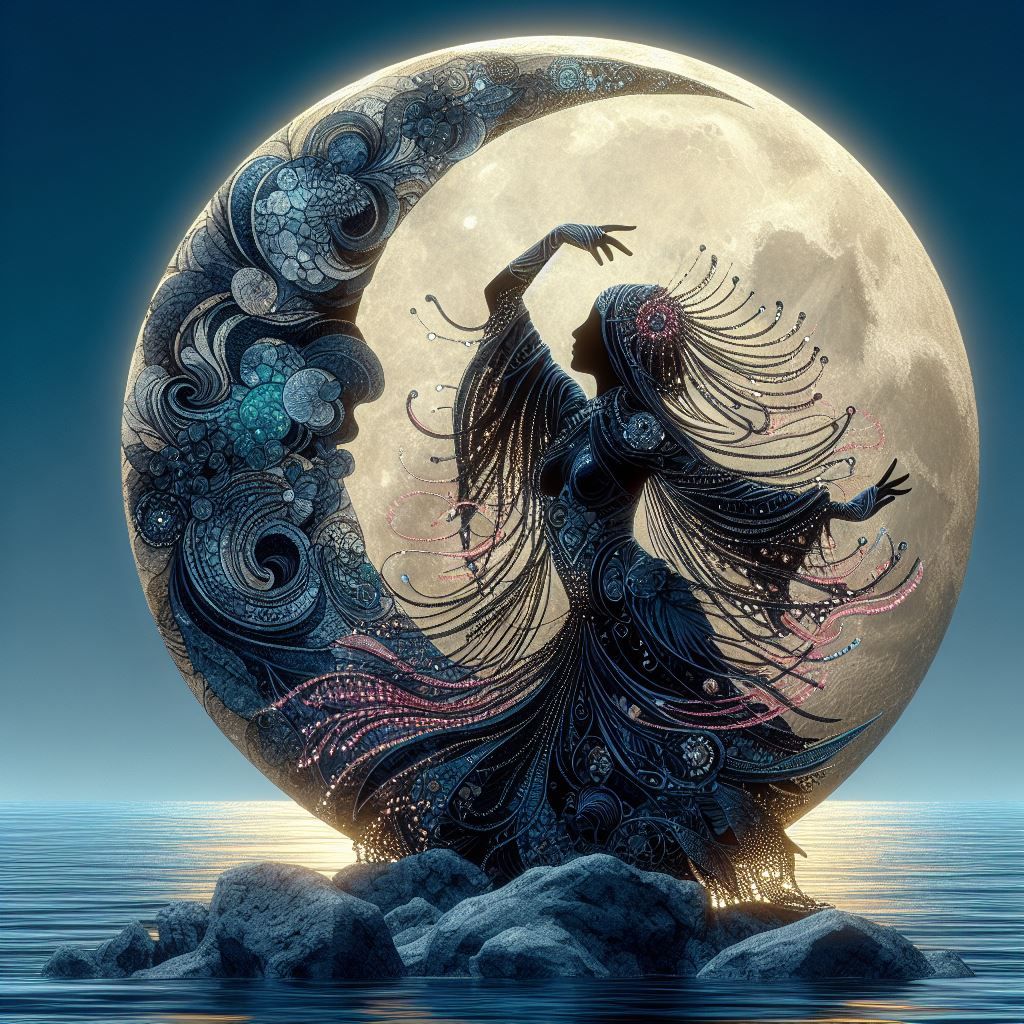 Talking To The Moon - AI Generated Artwork - NightCafe Creator