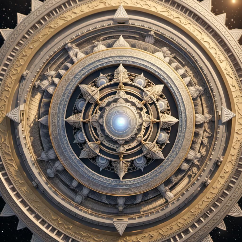 Sri Yantra - AI Generated Artwork - NightCafe Creator