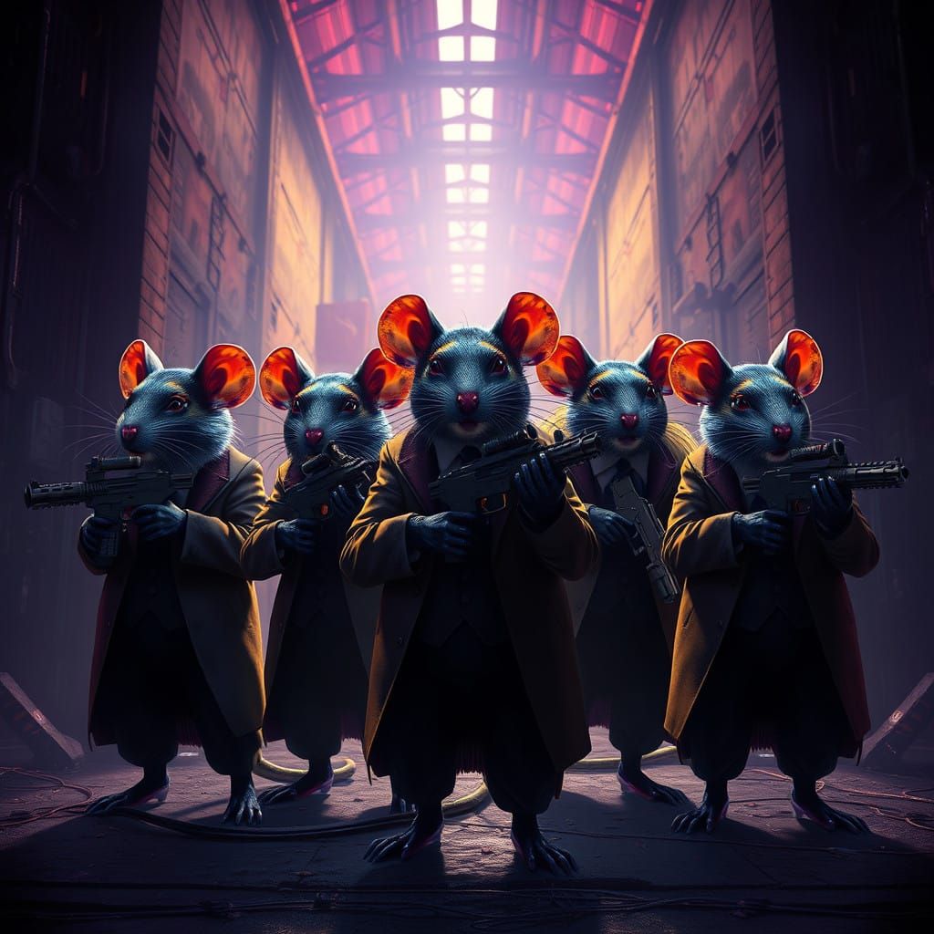 Rat Mafia (get it ?) - Dark Fantasy Rat Mafia Masterpiece in...