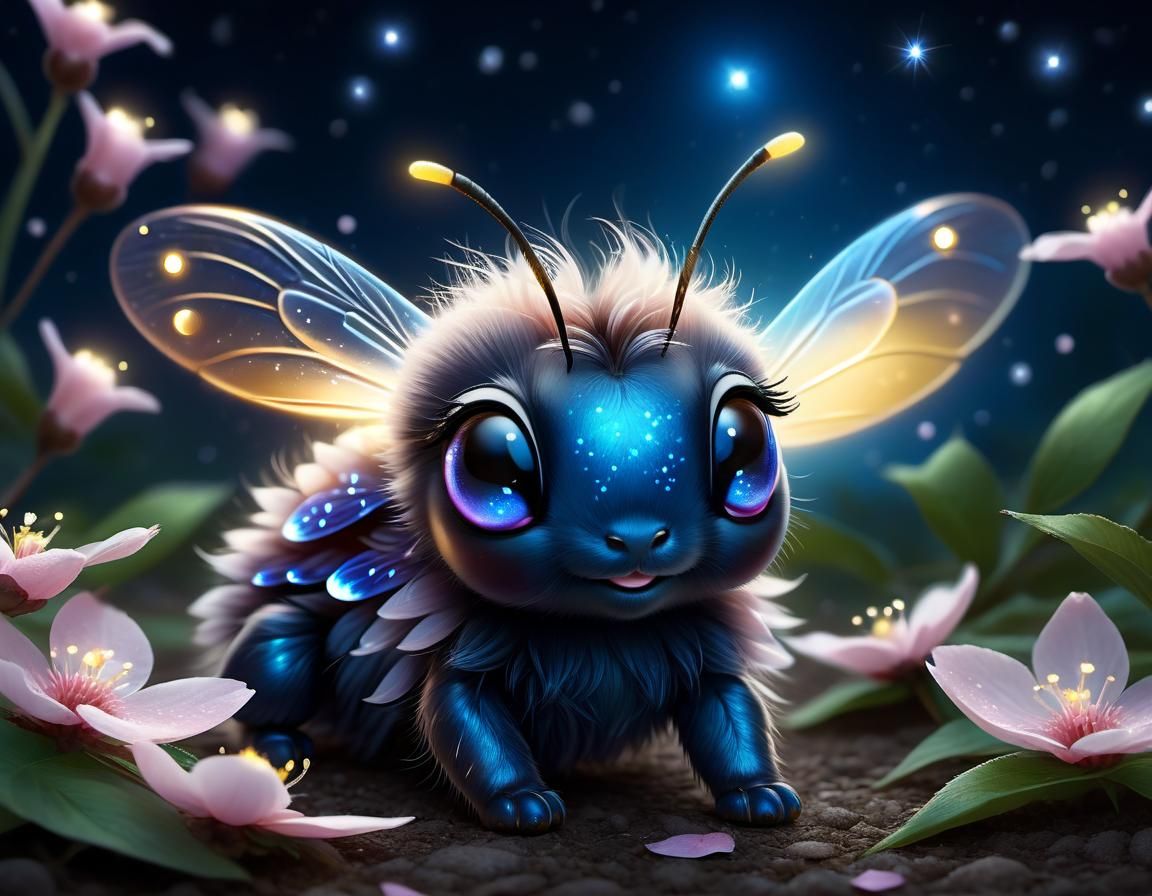 Baby firefly - AI Generated Artwork - NightCafe Creator