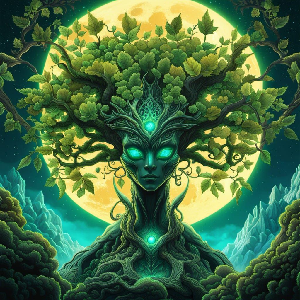 tree deity - AI Generated Artwork - NightCafe Creator