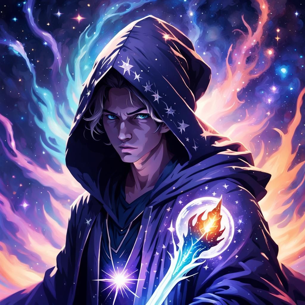 Badass Angry Dark Mage - AI Generated Artwork - NightCafe Creator