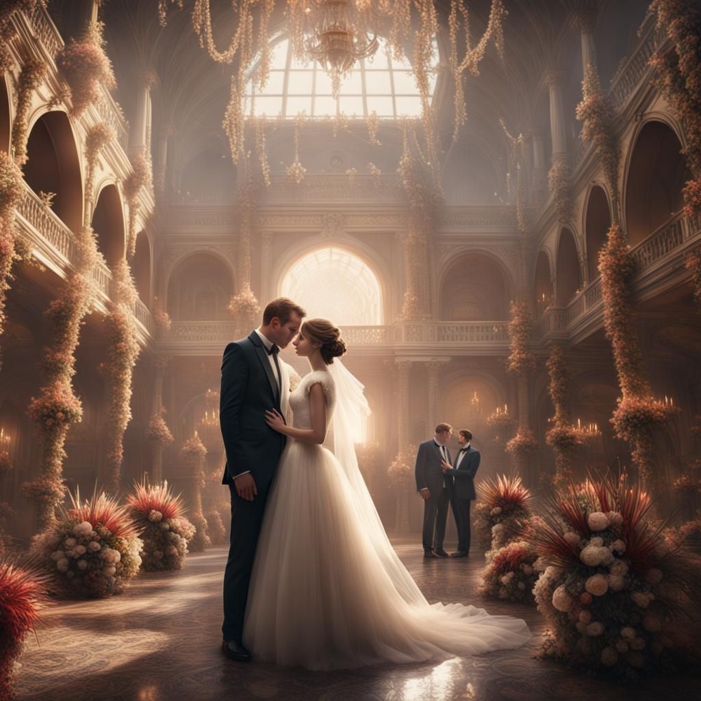 A wedding - AI Generated Artwork - NightCafe Creator