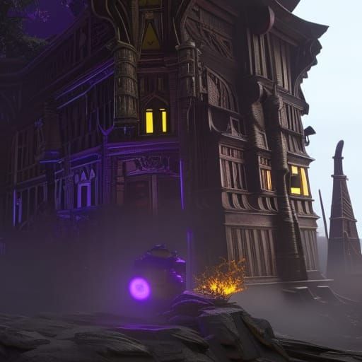 the dark keep - AI Generated Artwork - NightCafe Creator