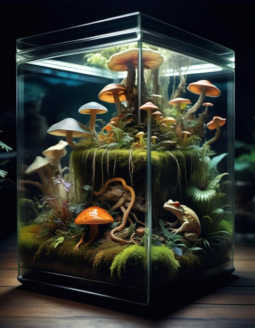 Terrarium for amphibians and reptiles - AI Generated Artwork ...