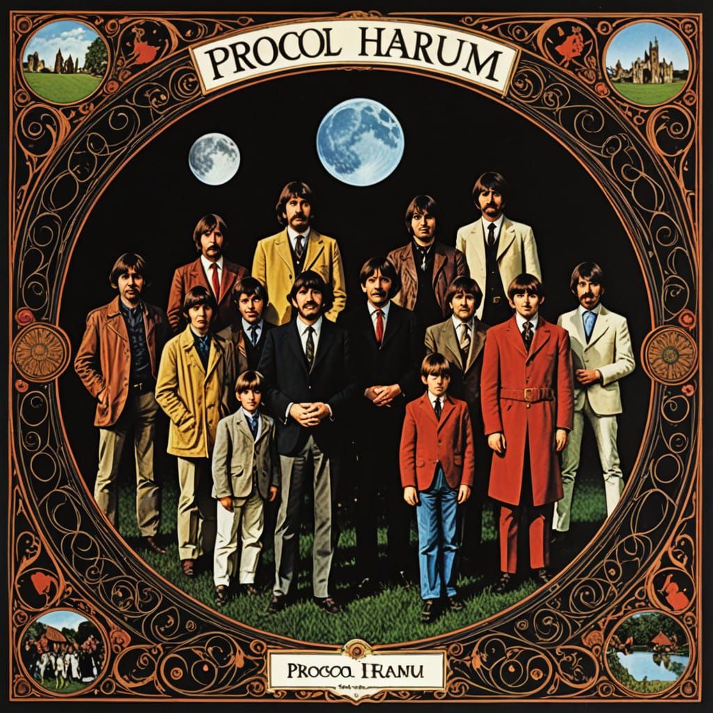 PROCOL HARUM ALBUM COVER - PROCOL HARUM ALBUM COVER