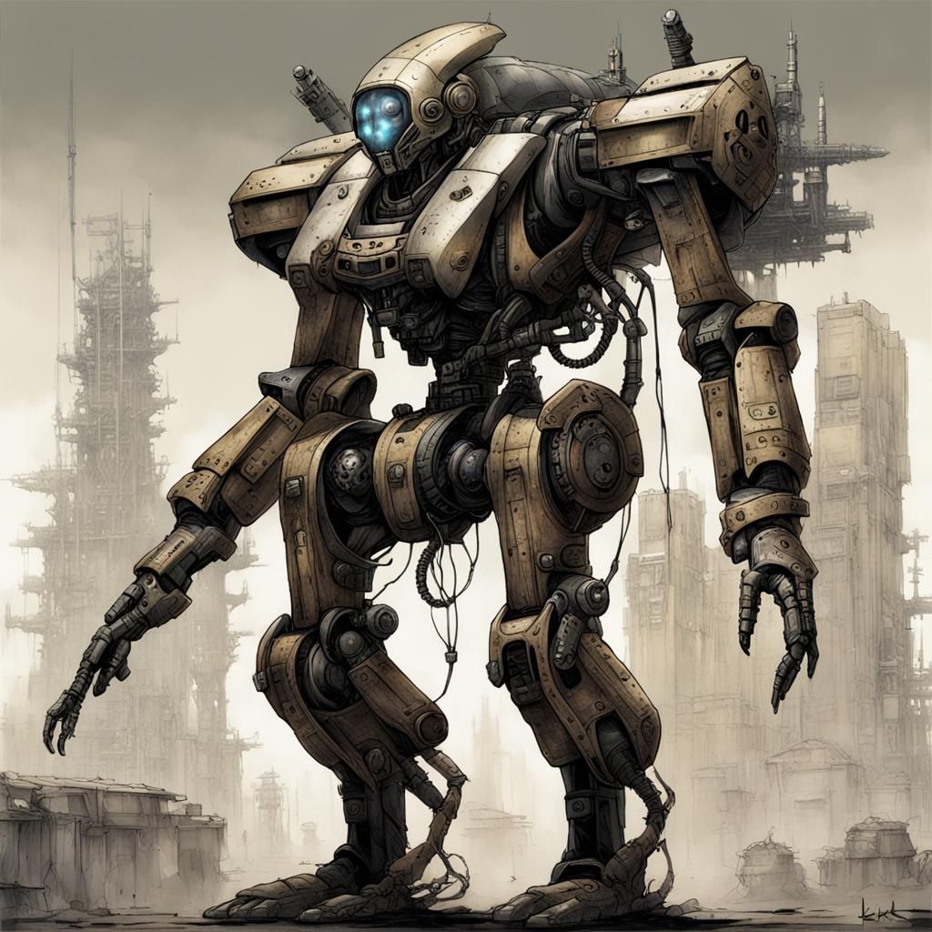 Mecha - AI Generated Artwork - NightCafe Creator