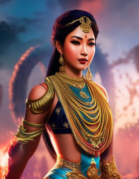 temple goddess - AI Generated Artwork - NightCafe Creator