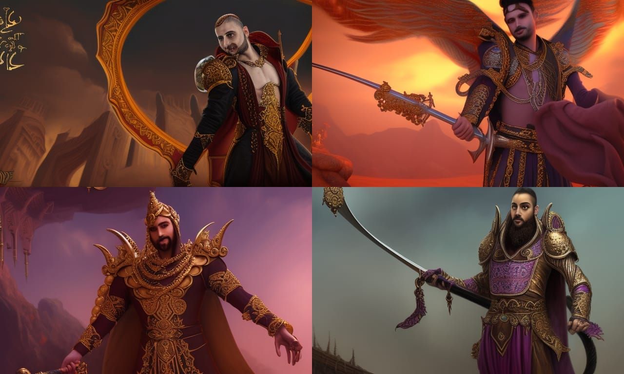 Prince of hell came to eath for vactions - AI Generated Artwork ...