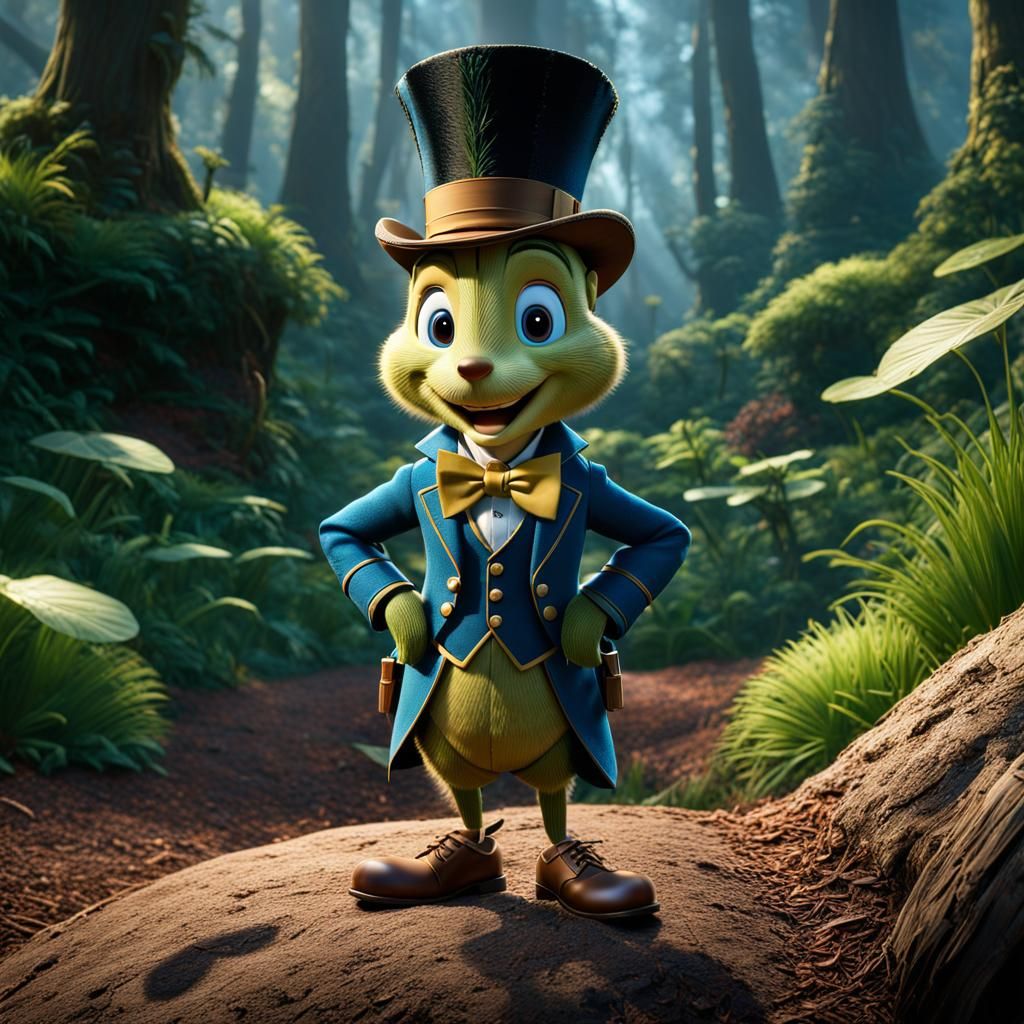 Jiminy Cricket - AI Generated Artwork - NightCafe Creator