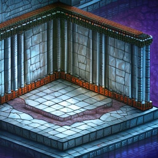 Jeff Bezos Sacrificial Altar photoillustration acrylic Cinema 4D pixel ...