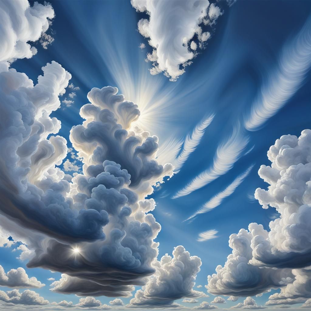 Clouds - AI Generated Artwork - NightCafe Creator