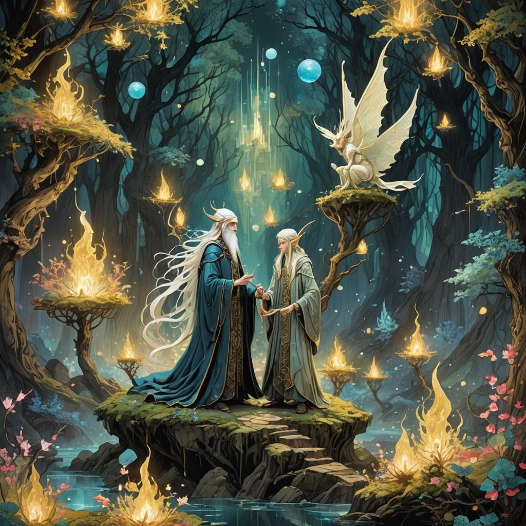 Warlock apprentice - AI Generated Artwork - NightCafe Creator