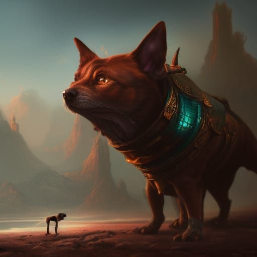 giant doggo - AI Generated Artwork - NightCafe Creator