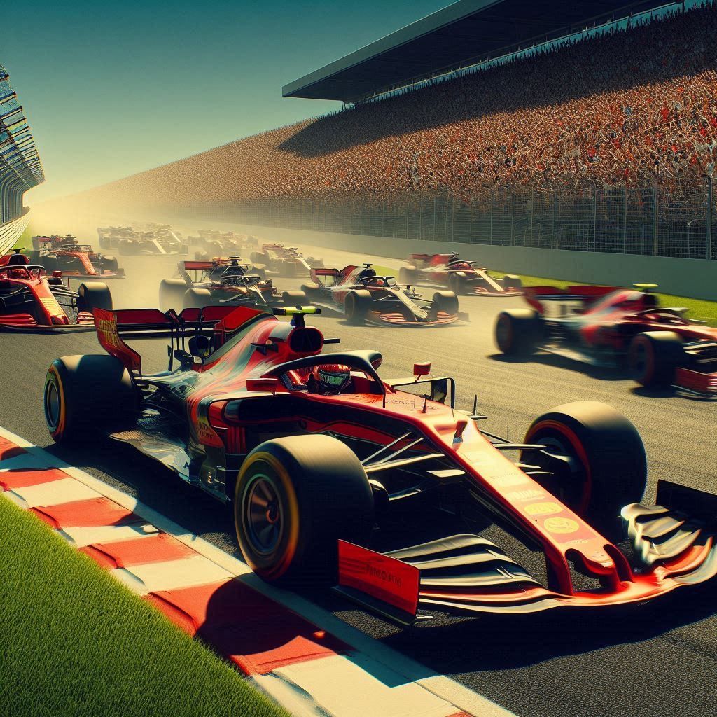 F1 Start - AI Generated Artwork - NightCafe Creator