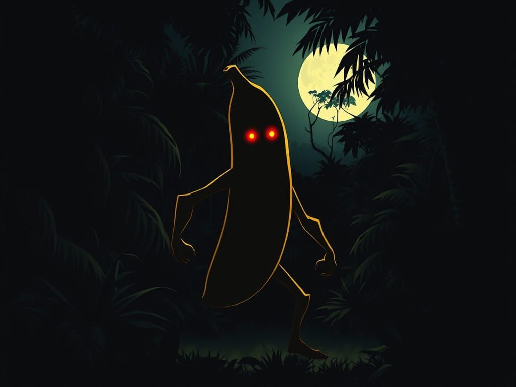 Banana Man Shadow Roaming The Jungle