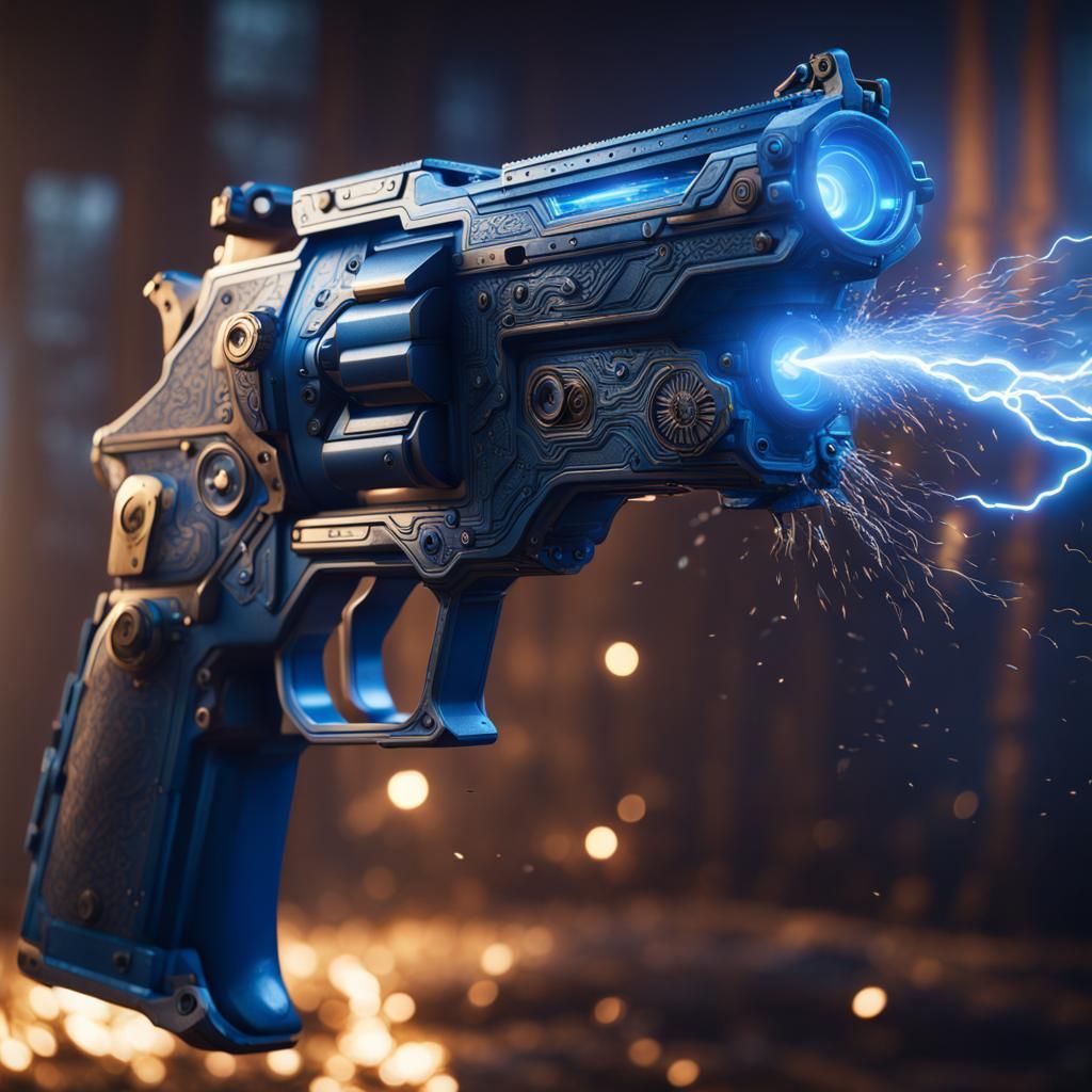 lightning gun - AI Generated Artwork - NightCafe Creator