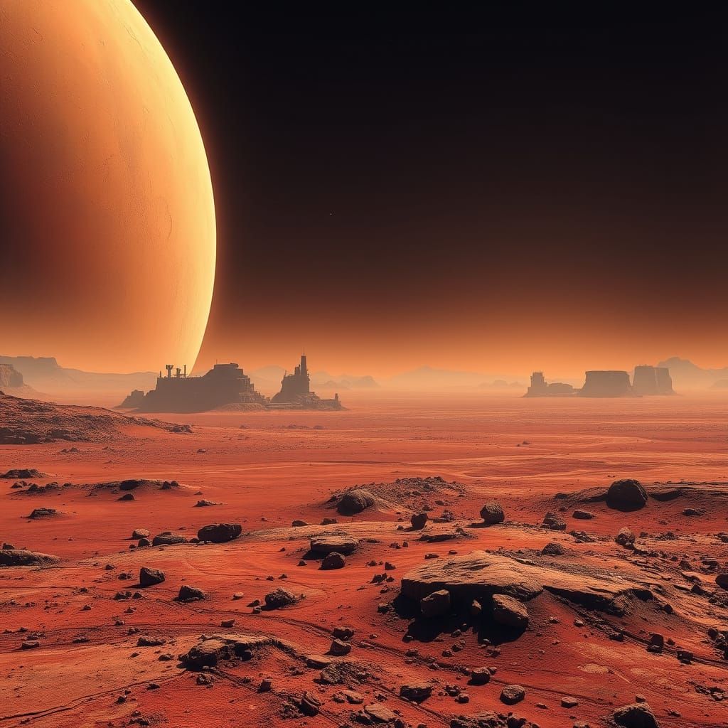 Mars is mostly Iron Oxide. Rusted Metal.