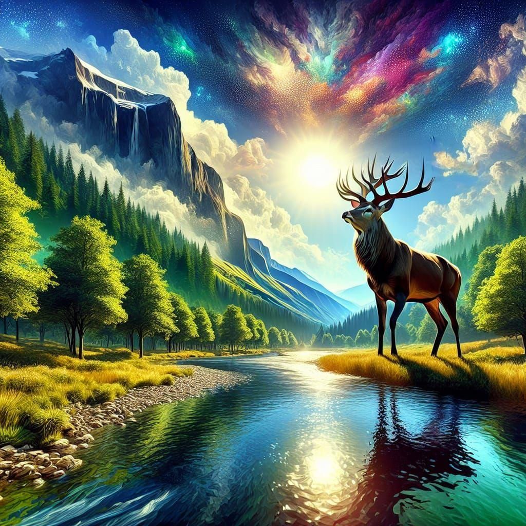 Majestic and attentive, 🖌️ Legendary 20%, You earned 2 credits and the ...