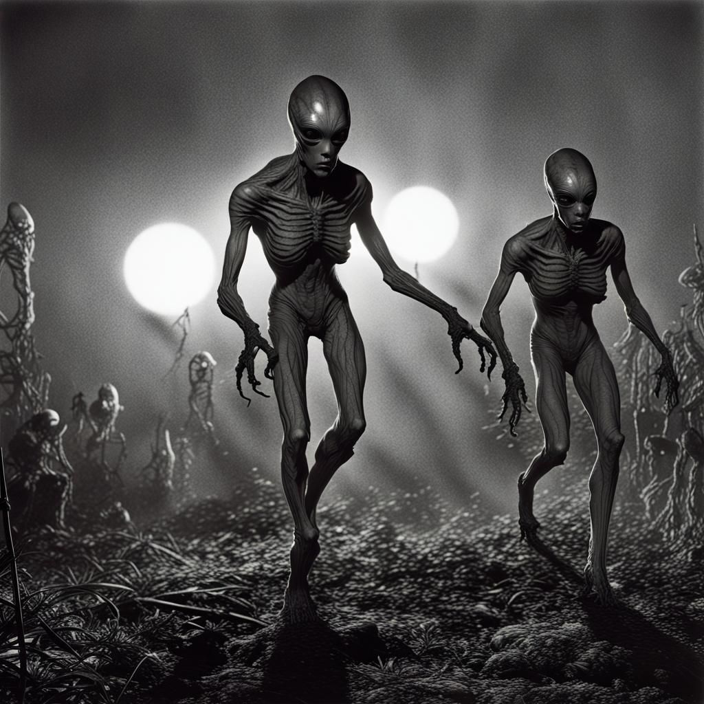 Aliens - AI Generated Artwork - NightCafe Creator