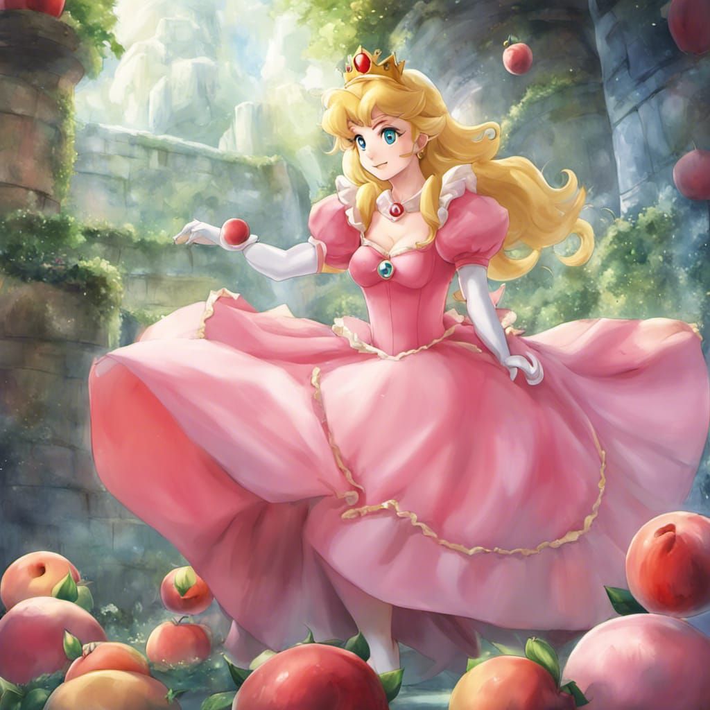 princess peach - AI Generated Artwork - NightCafe Creator
