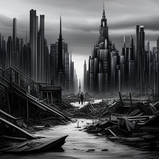 Dystopia - AI Generated Artwork - NightCafe Creator